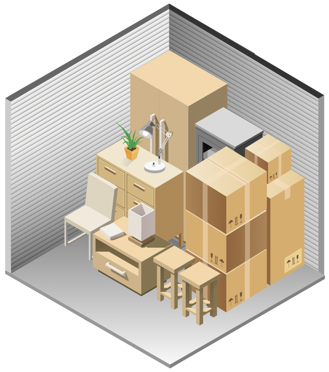 Storage Unit Size Guide - Secure Storage Southeast - Our 8 Available Sizes